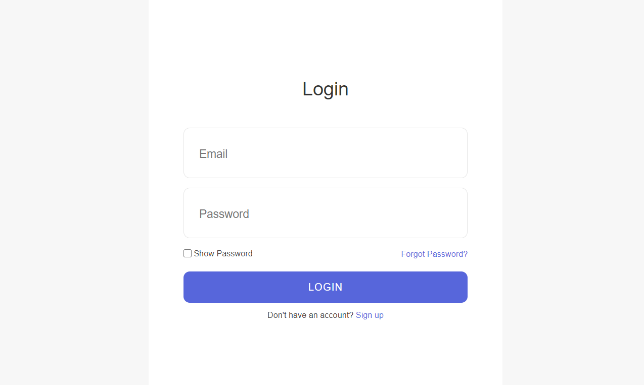 Login Form Template 2 - User Experience Design & Technology