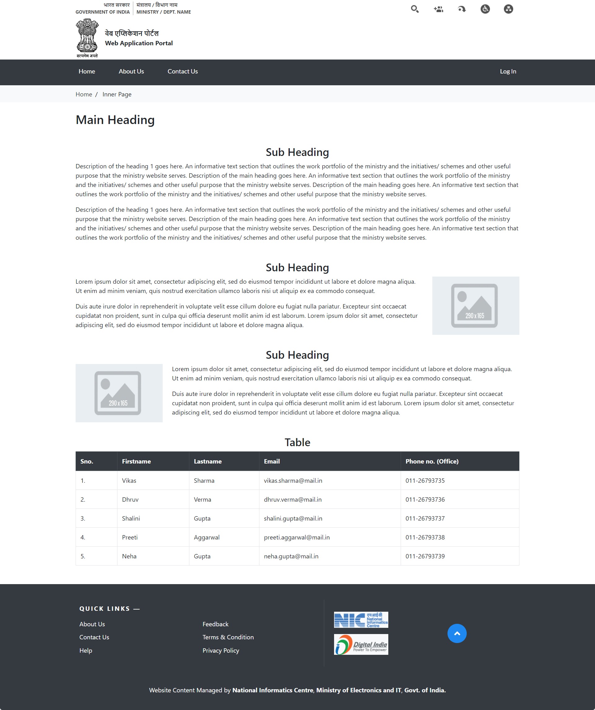 Bootstrap Template 01 – User Experience Design & Technology